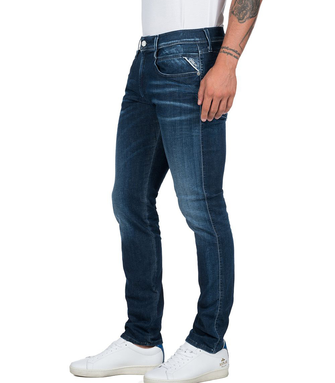 Hyper flex Re-used ホワイトシェード アンバス ジーンズ｜REPLAY リプレイ公式通販サイト