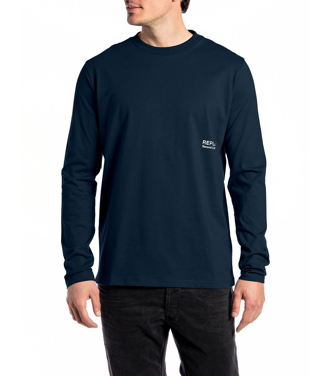 ピースダイオーガニックコットンロングTシャツ｜REPLAY リプレイ公式通販サイト