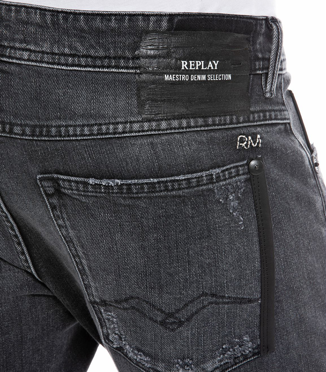 レギュラースリムWILLBI MAESTRO ブラックデニム｜REPLAY リプレイ公式通販サイト