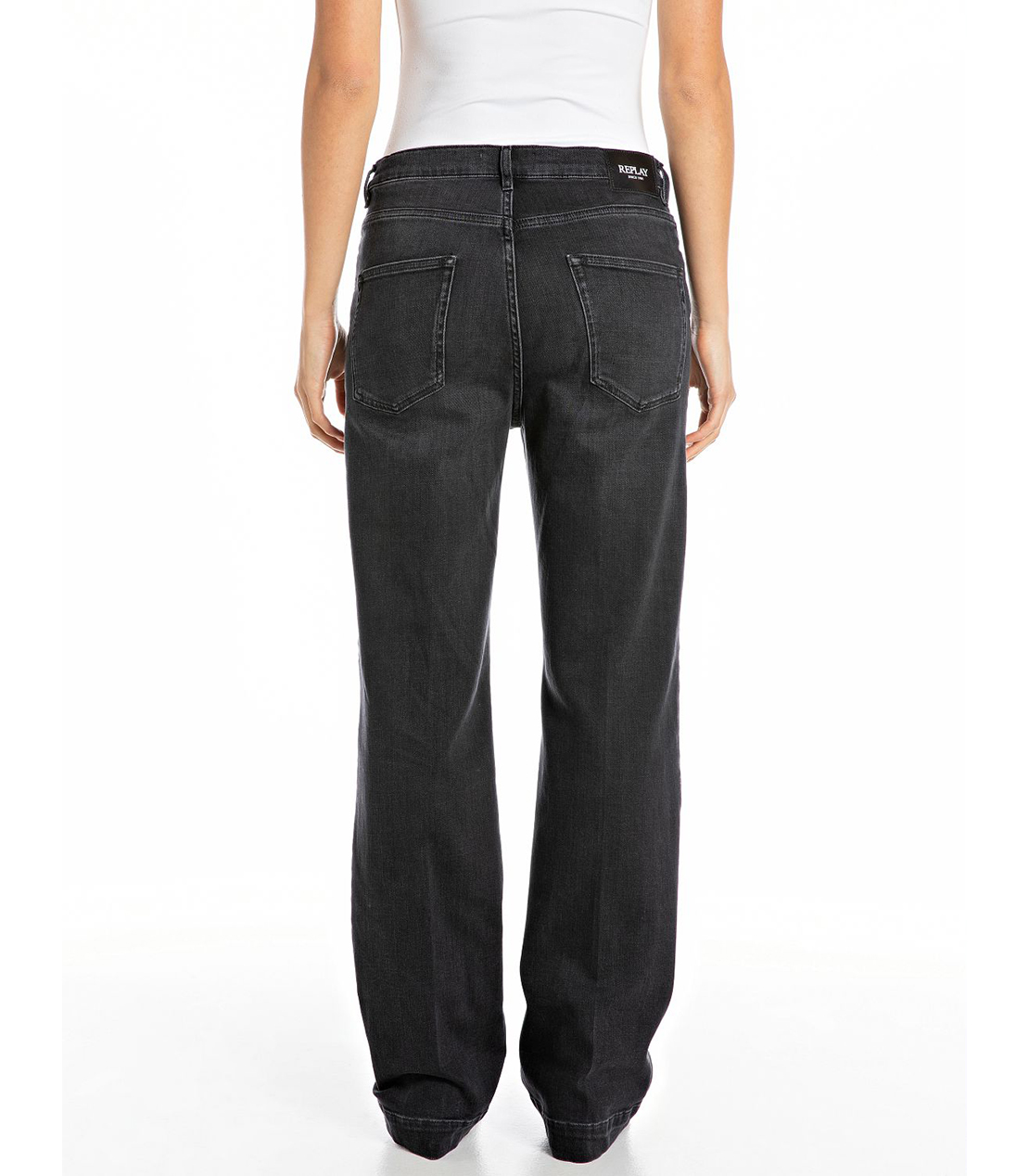 リラックスストレートMELJA コンフォートブラックデニム｜REPLAY リプレイ公式通販サイト