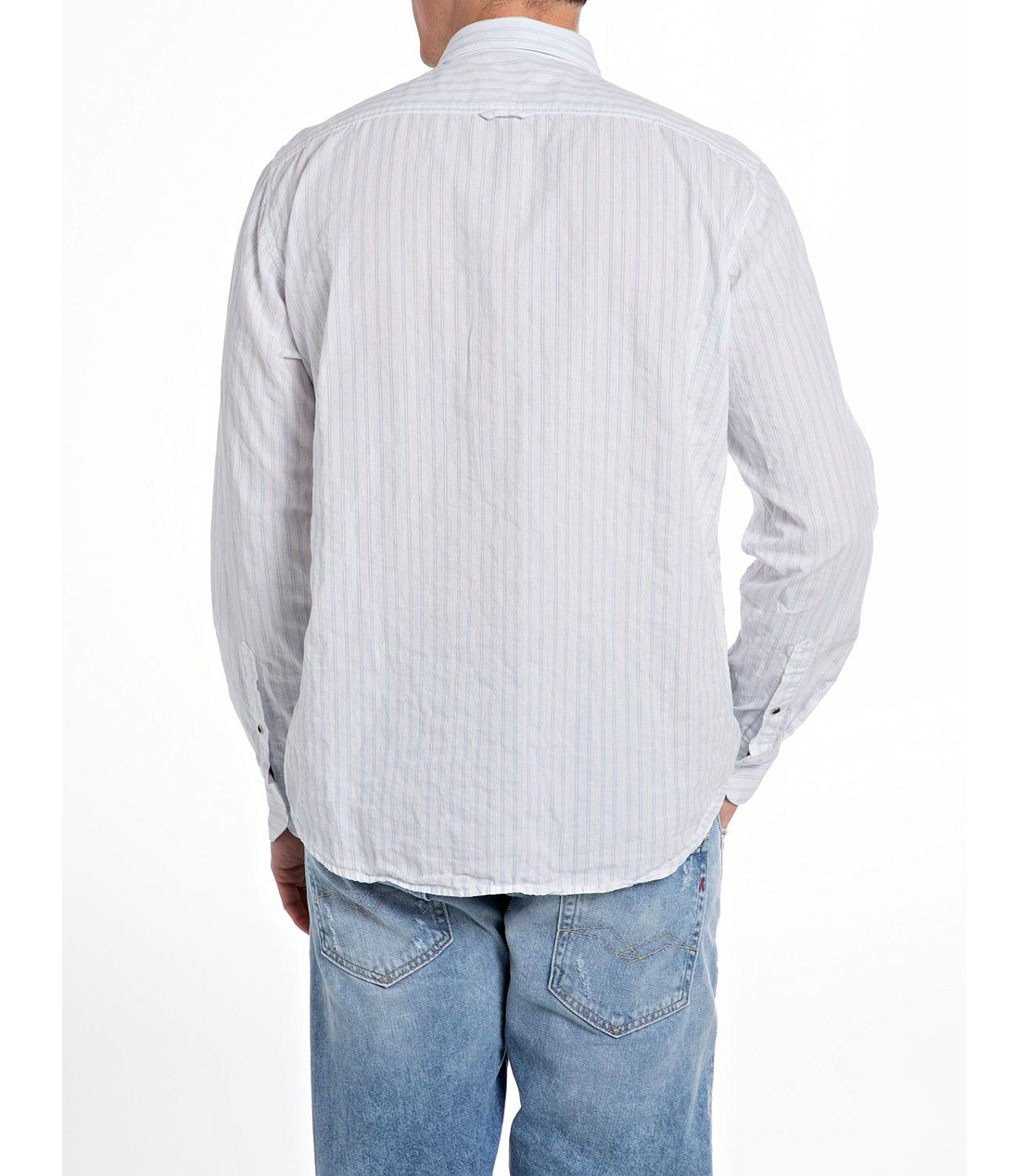 ストライプコットンドビーシャツ｜REPLAY リプレイ公式通販サイト