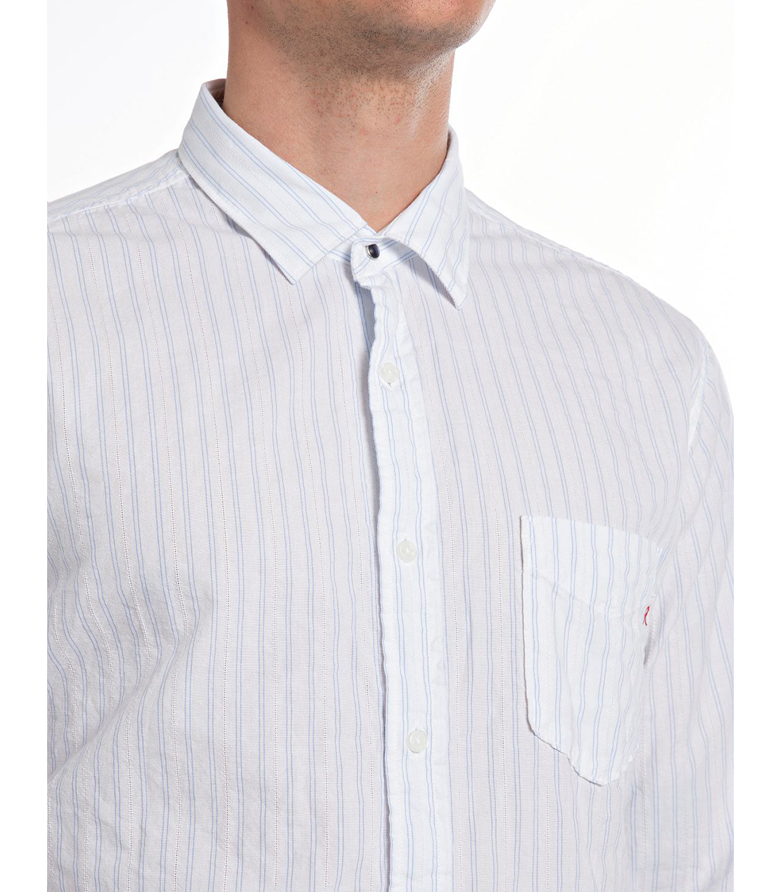 ストライプコットンドビーシャツ｜REPLAY リプレイ公式通販サイト