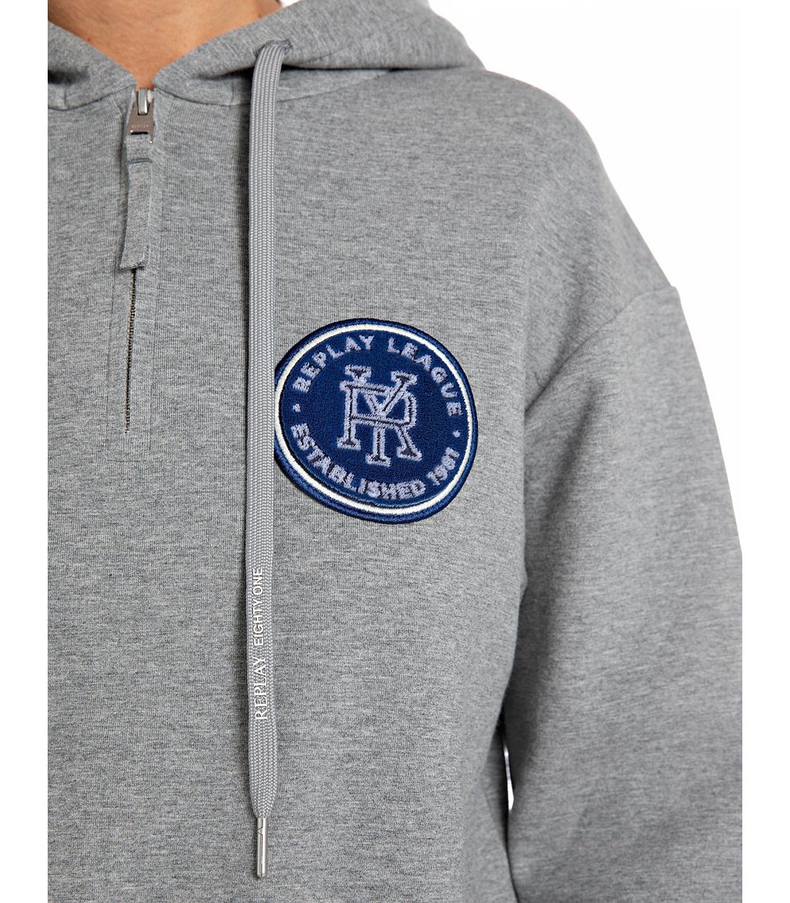 ハーフジッパークロップドパーカー｜REPLAY リプレイ公式通販サイト