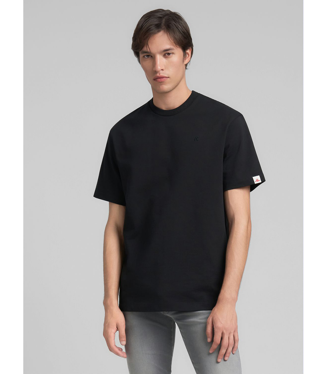 リラックスフィット Rロゴ ヘビーコットンジャ－ジーTシャツ｜REPLAY リプレイ公式通販サイト